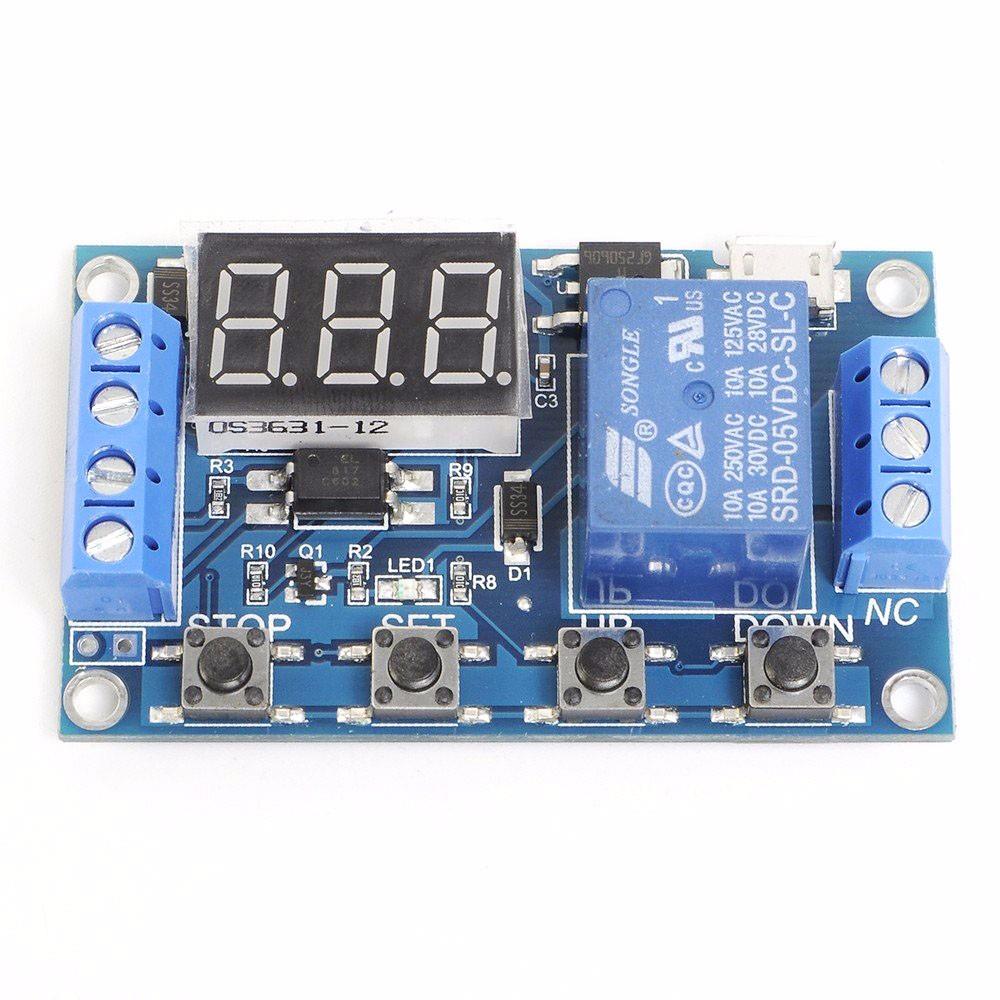 Adjustable 5V 1 Channel Repeat Cycle Time Delay Relay