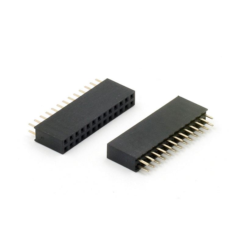 2X13Pin, 26Pin, Female Header for PCB, 11mm