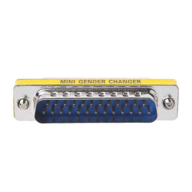 DB25 Mini Gender Changer 25 Pin Converter Adapter